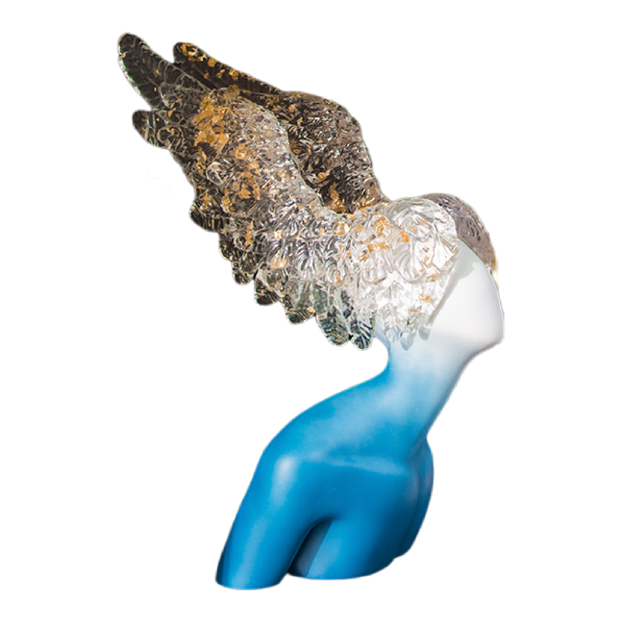 Hermes Bust Portrait with Head Wings: Mythological Figures Sculpture ...
