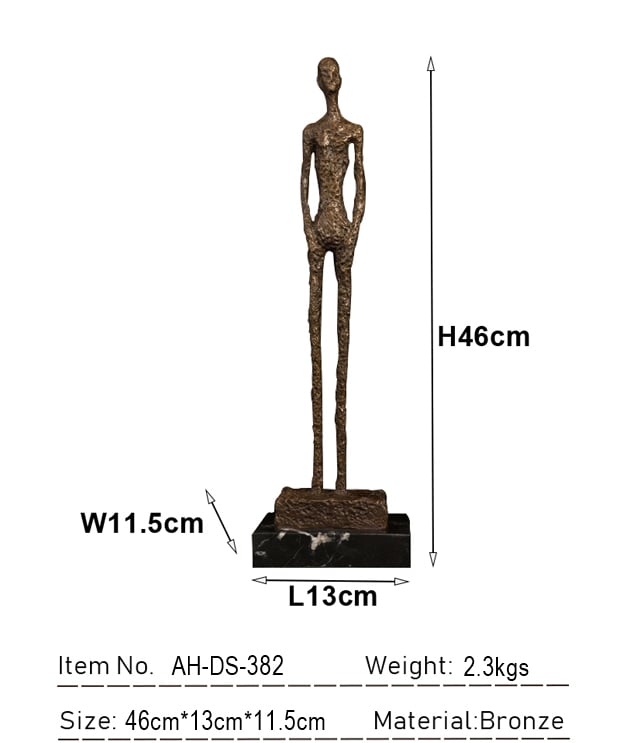 Giacometti Bronze Sculpture Reproduction | Dapper Dwelling