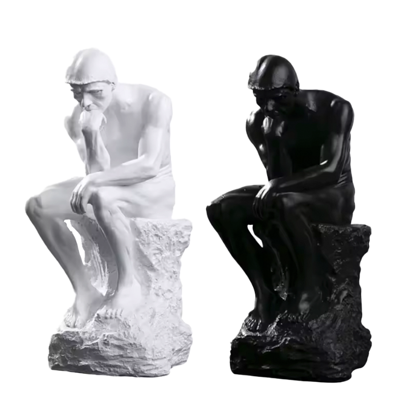 The Thinker Resin Sculpture – Modern Interpretation of Rodin’s ...